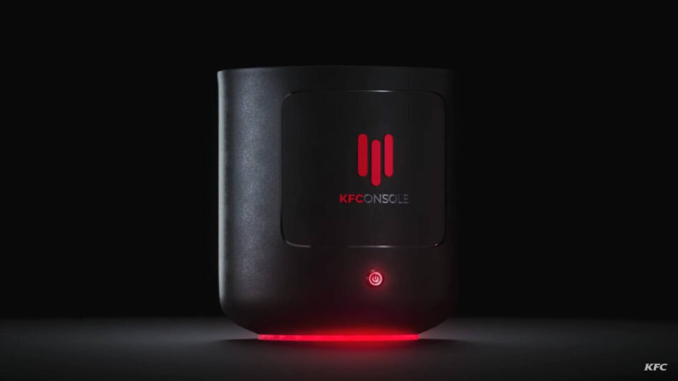 KFC anuncia console que esquenta frango - Drops de Jogos